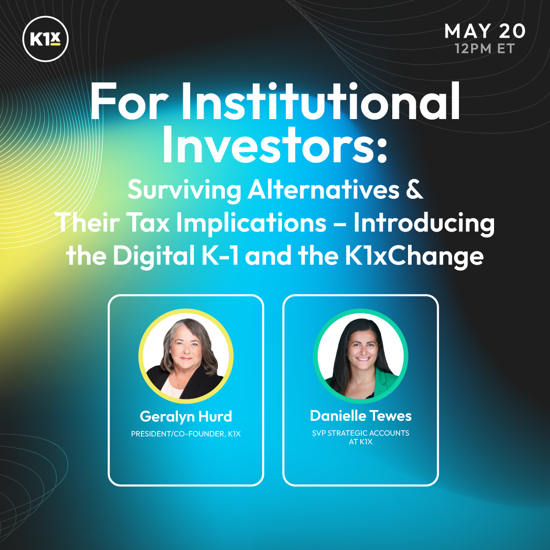 Institutional Investors: Surviving Alternatives & Tax Implications